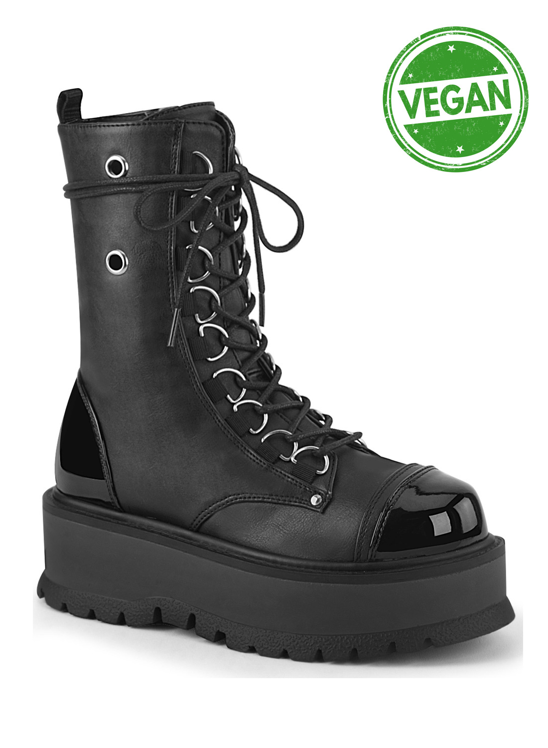Demonia Slacker-150 Black hos Shock.se| Fri frakt över 999 kr